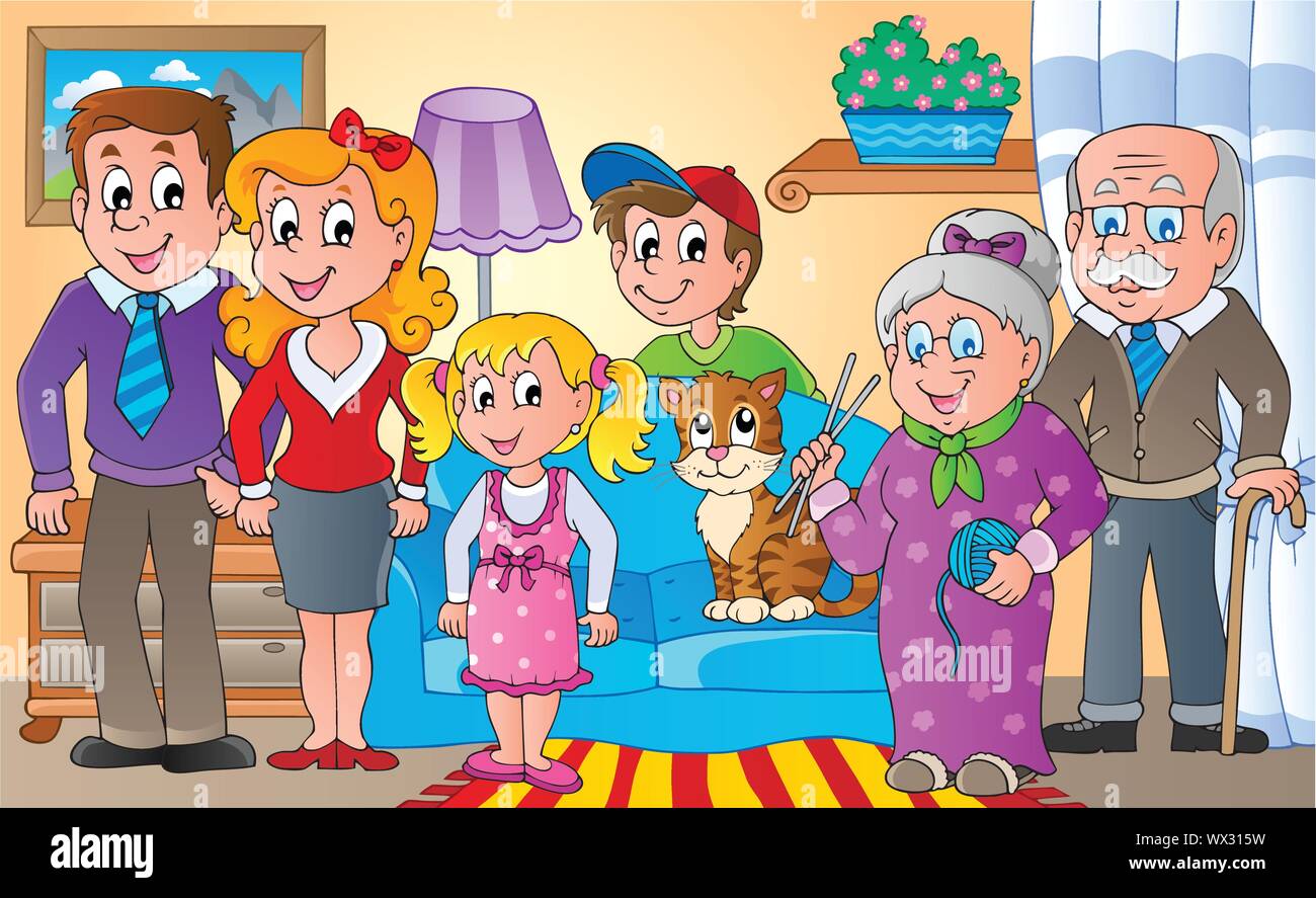 Family theme image 2 Stock Vector Image & Art - Alamy