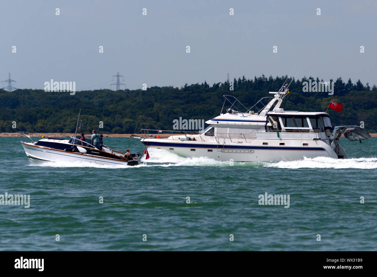 power,motor,boat,boats,The Solent,Cowes,isle of Wight,England,UK Stock ...