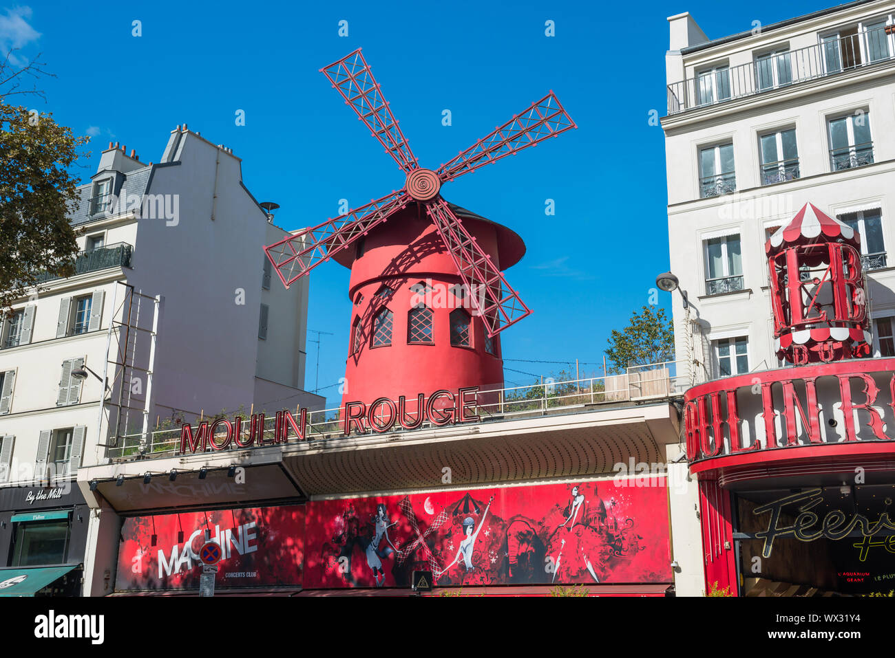 Moulin Rouge cabaret in Paris Stock Photo - Alamy