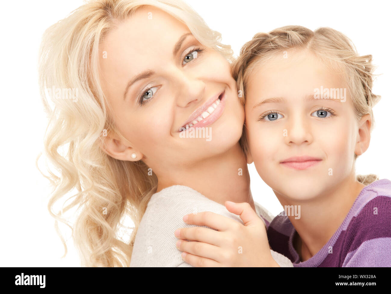 bright picture of happy mother and child Stock Photo - Alamy