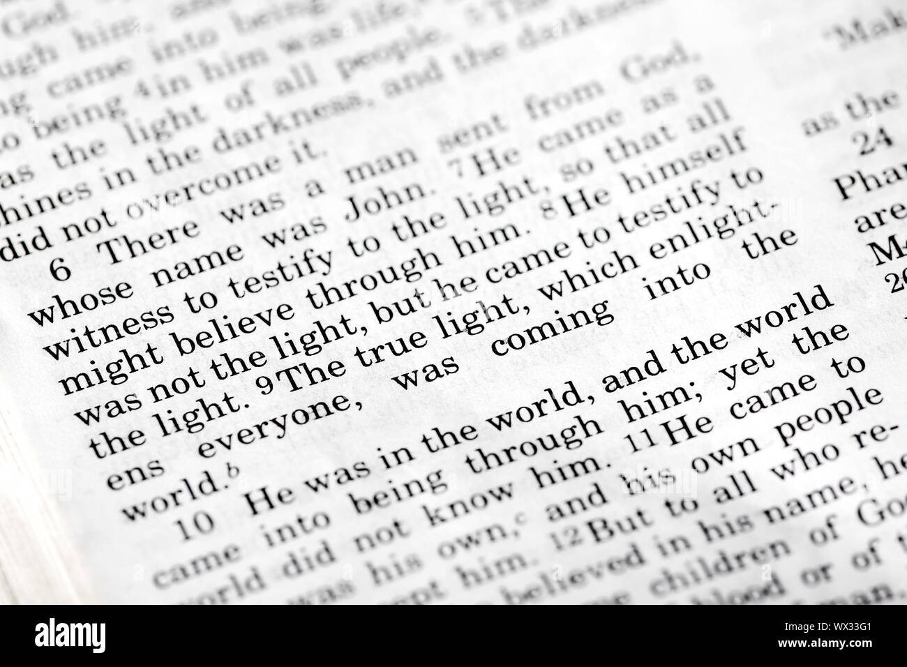 Verse From The Bible High Resolution Stock Photography and Images - Alamy