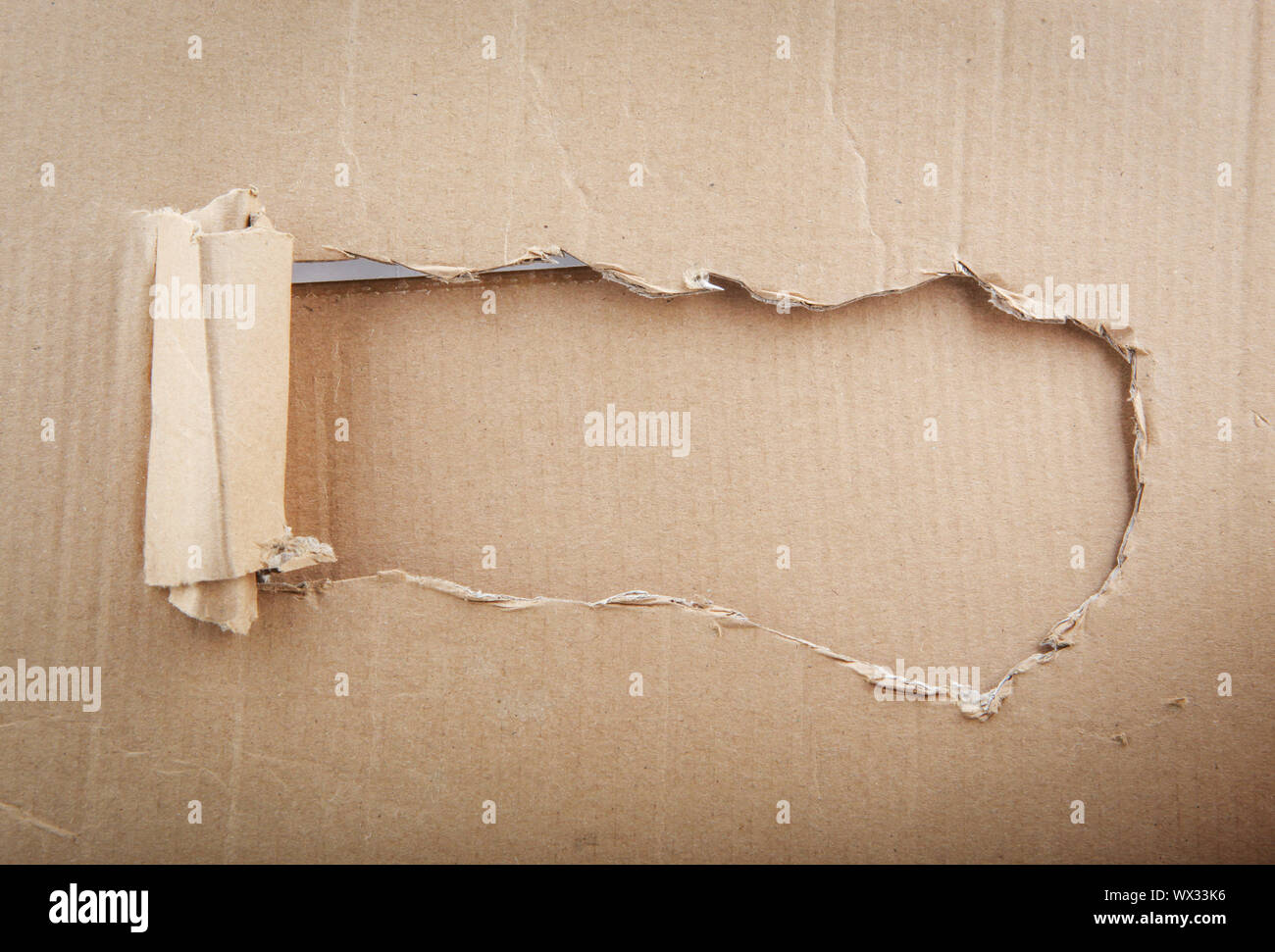 Recycled Cardboard Background Texture Stock Photo - Alamy