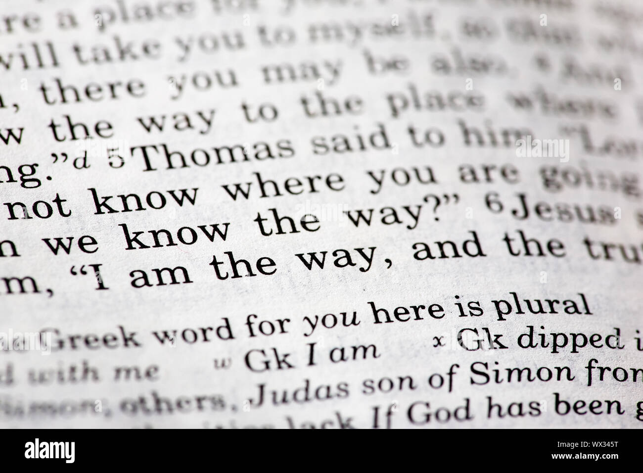 I am the Way Stock Photo - Alamy