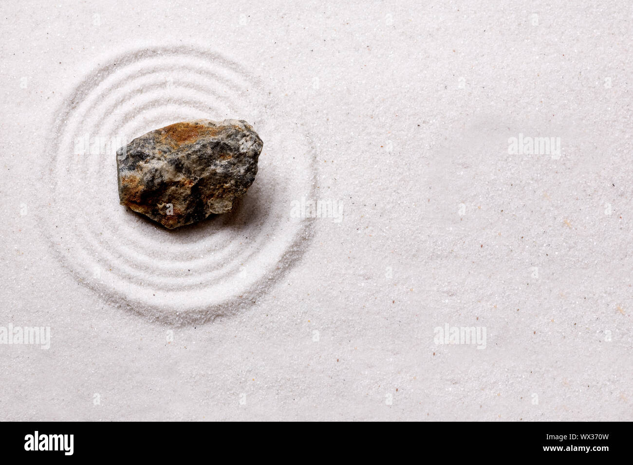 Zen Rock Garden Background Stock Photo - Alamy