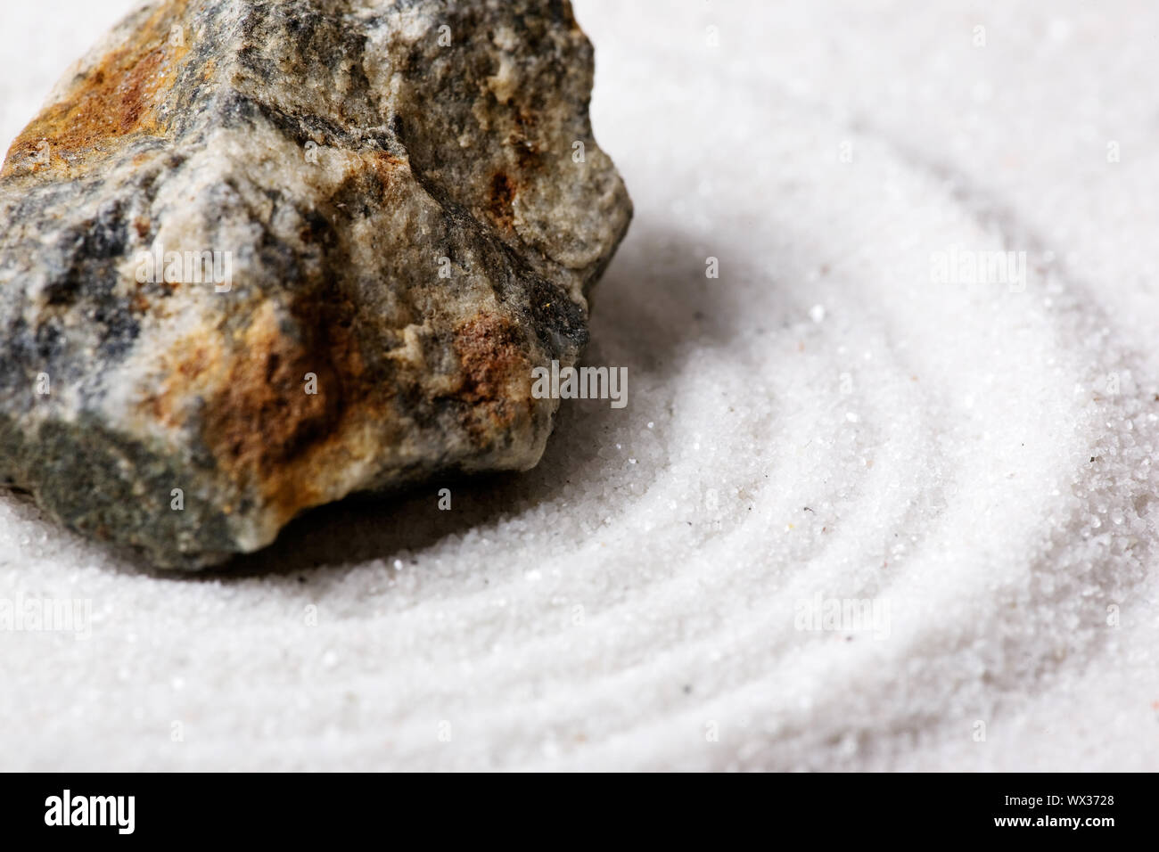 Zen Rock Garden Detail Stock Photo - Alamy