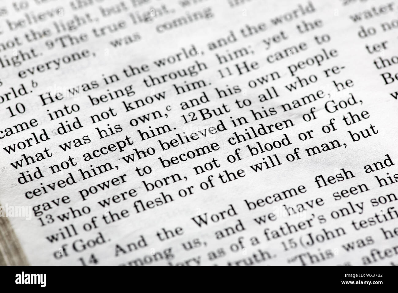 New testament passage hi-res stock photography and images - Alamy