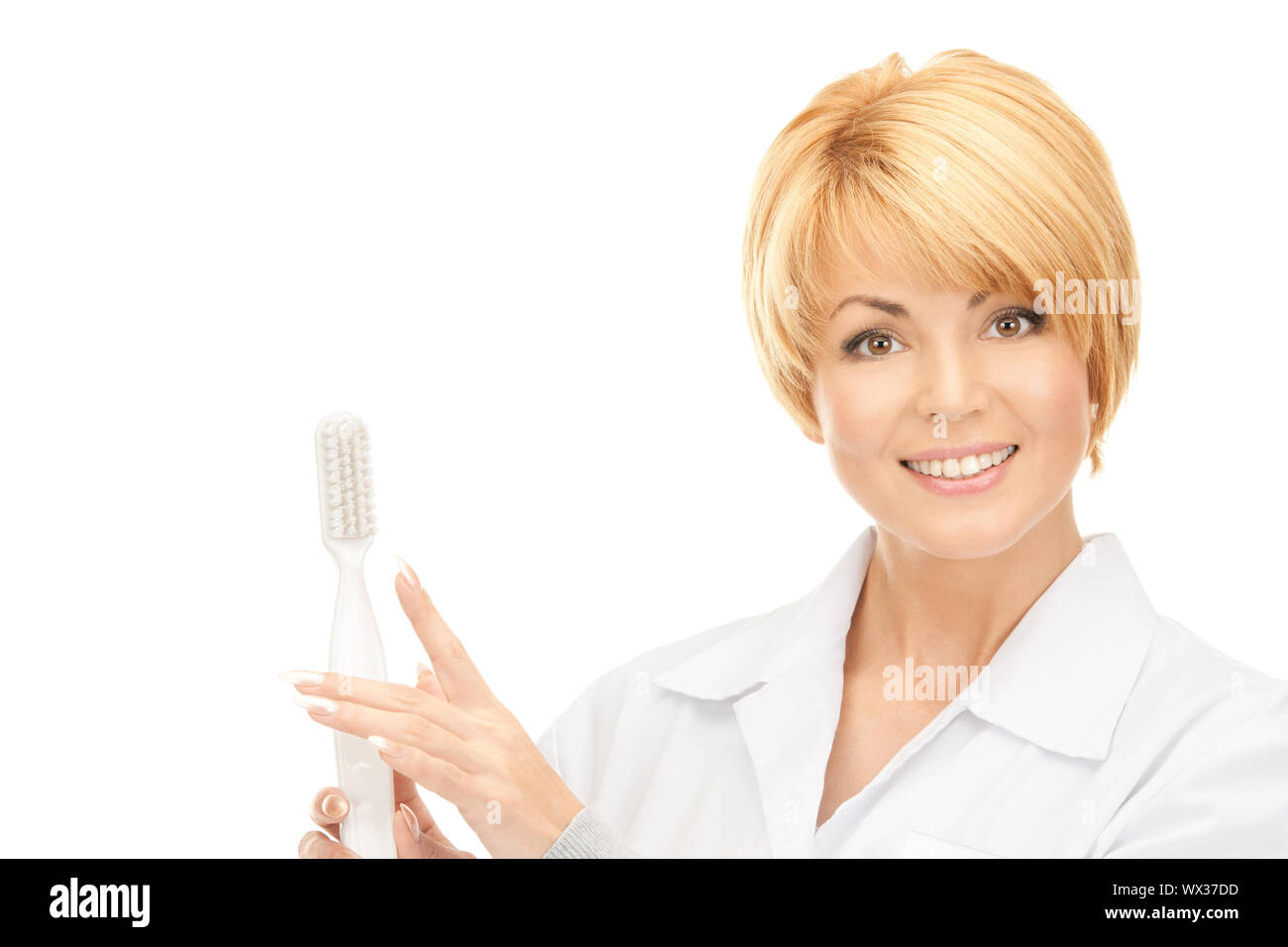 doctor with toothbrush Stock Photo - Alamy