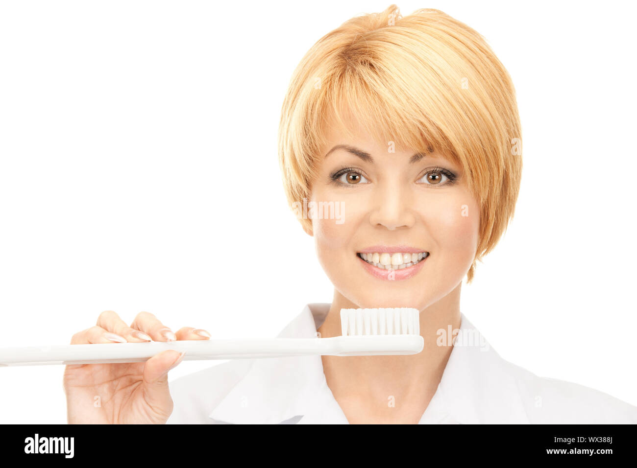 doctor with toothbrush Stock Photo - Alamy