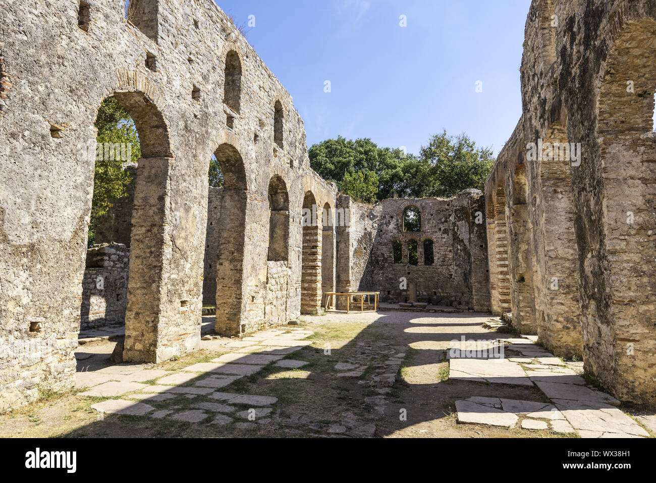 basilica, Butrint, Saranda, Albania, Europe Stock Photo - Alamy