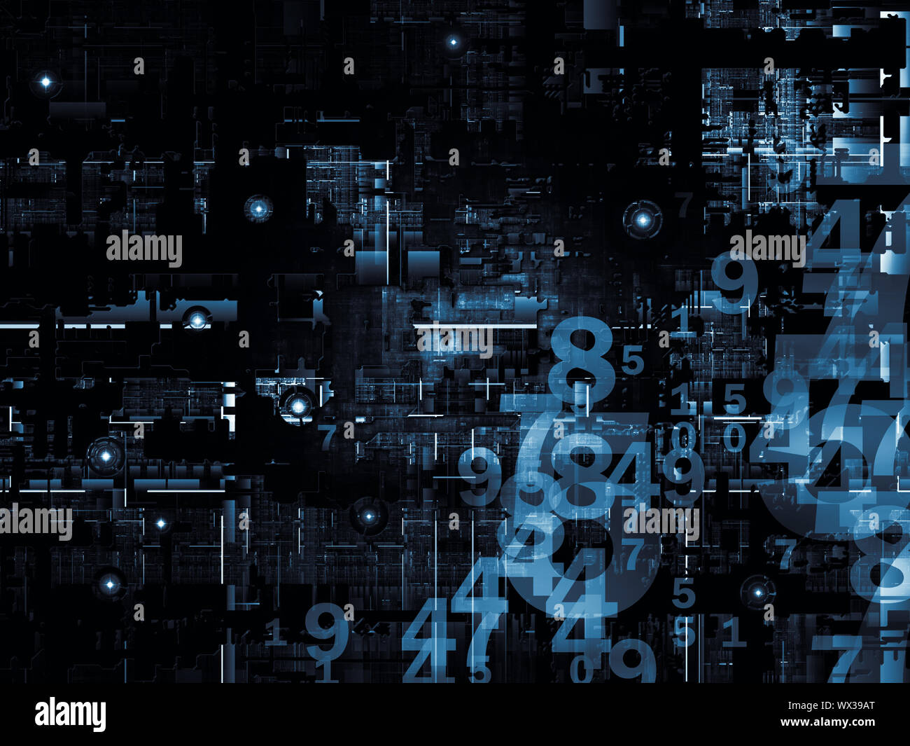 Deep Networking series. Artistic background made of industrial grunge ...
