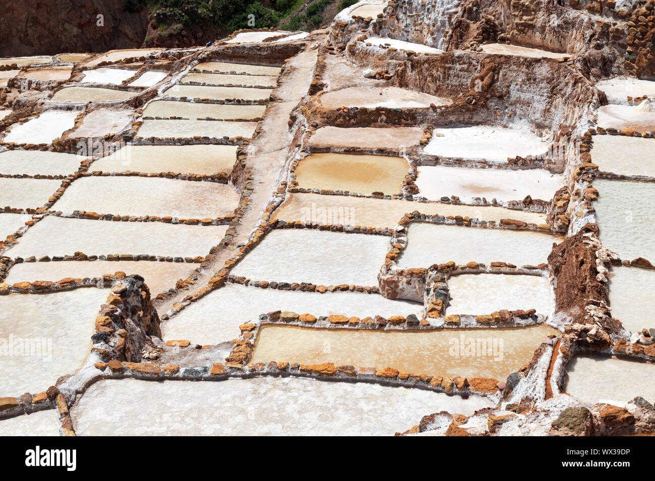 salt mines maras Stock Photo - Alamy