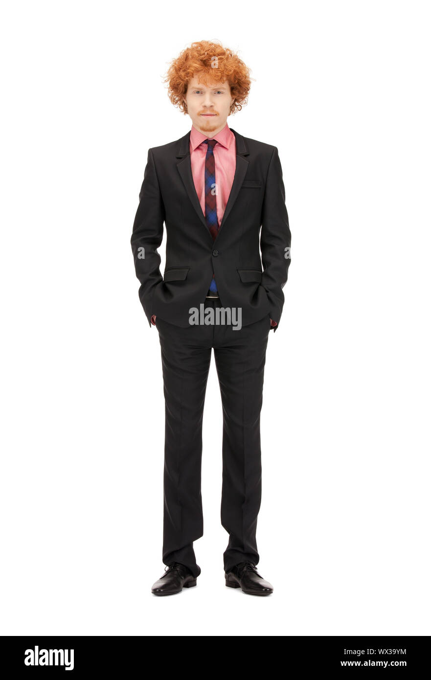 bright full length picture of handsome man Stock Photo - Alamy