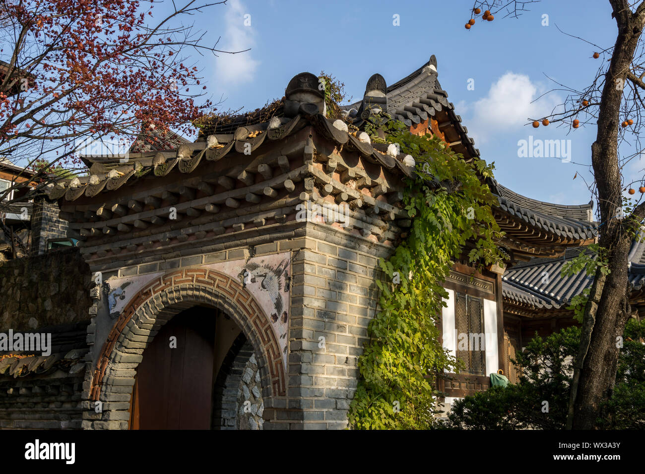 Gilsangsa temple during autumn Stock Photo - Alamy
