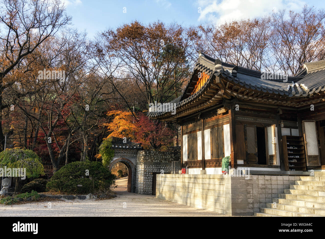 Gilsangsa temple during autumn Stock Photo - Alamy