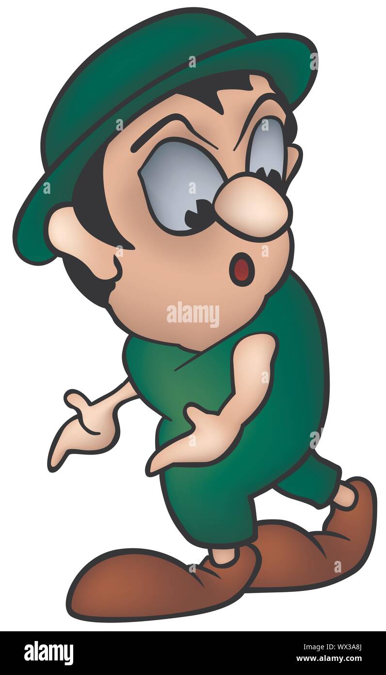 Walking green jack Stock Vector Images - Alamy