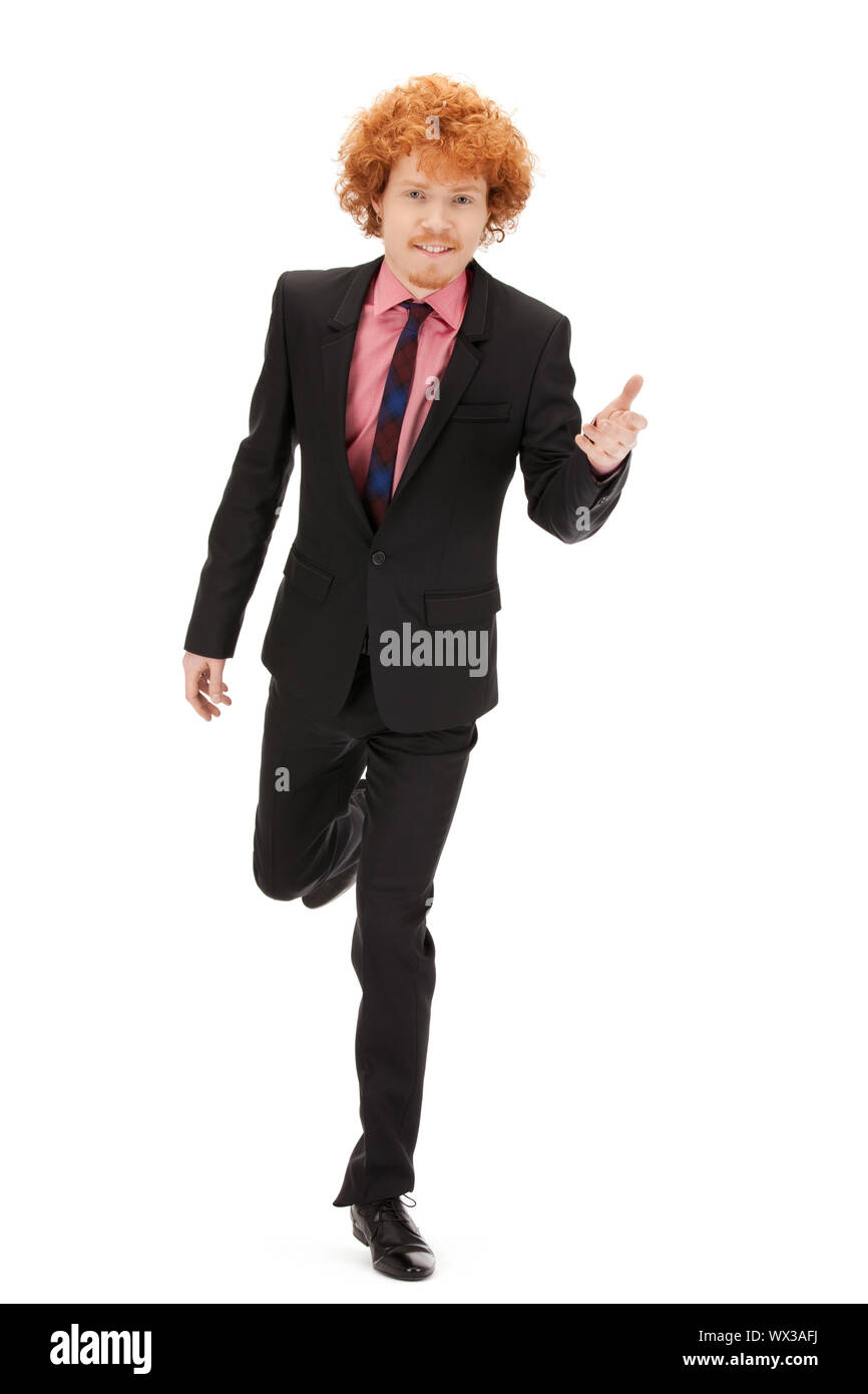 bright full length picture of handsome man Stock Photo - Alamy