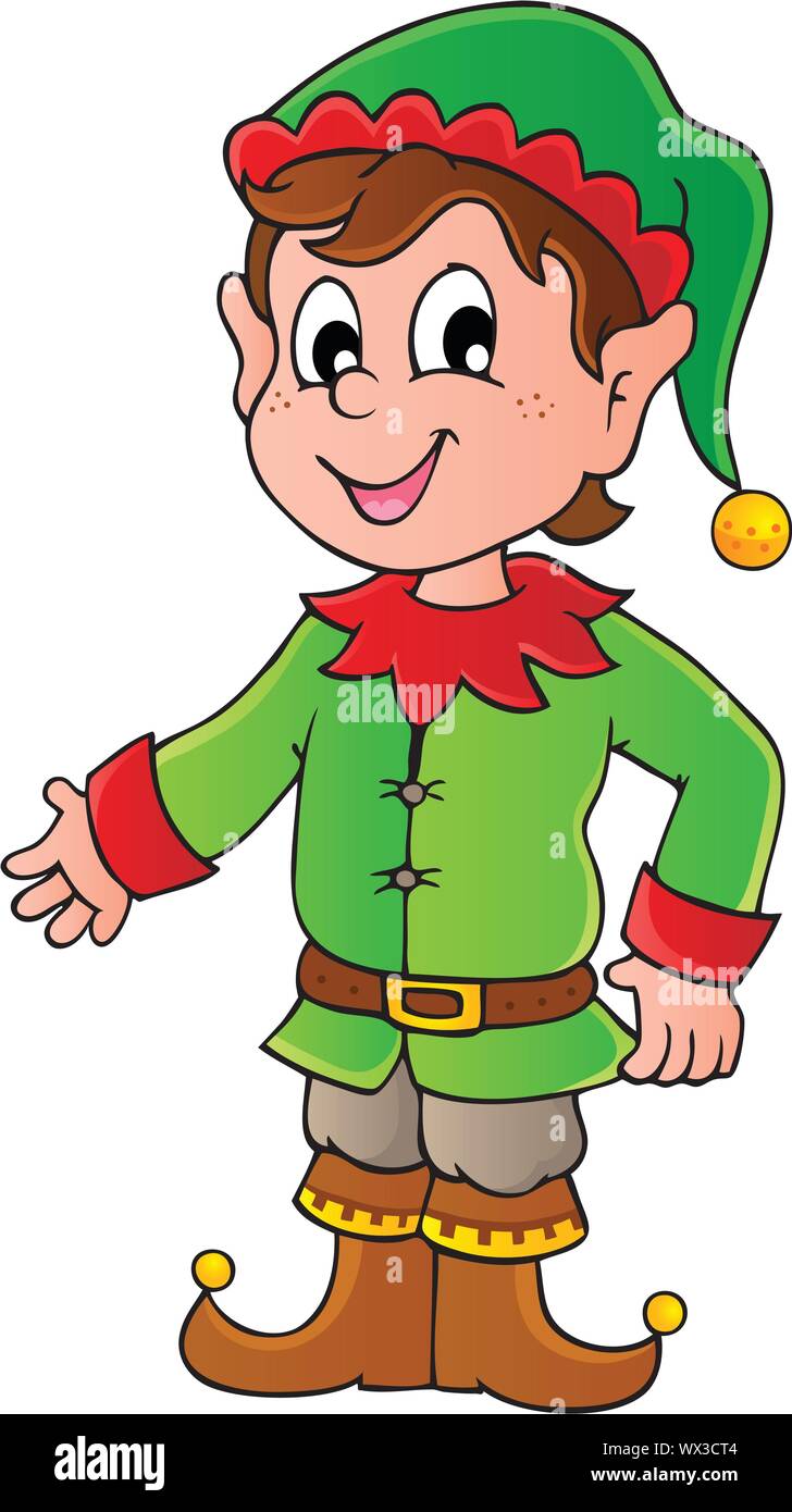 Christmas elf theme 1 Stock Vector Image & Art - Alamy