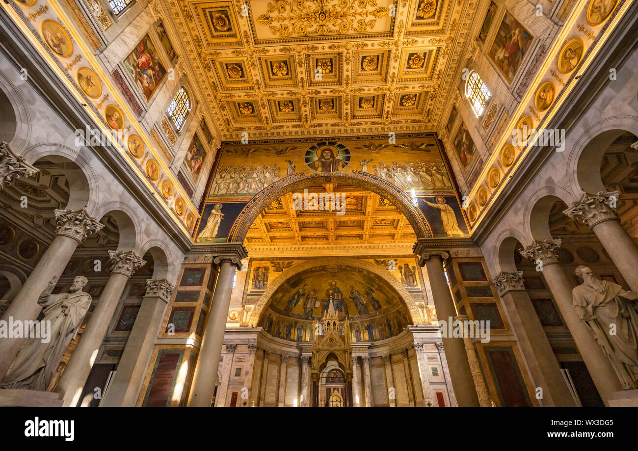 Ciborium Arch Paul Tomb Papal Basilica Saint Paul Beyond Walls ...