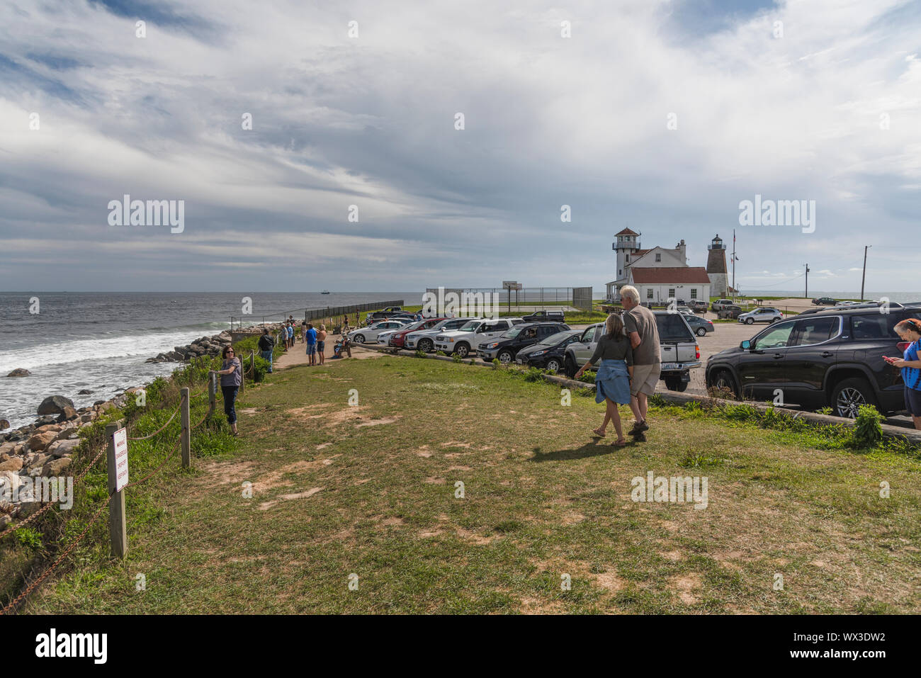 Point Judith, Rhode Island Ocean Landscape Stock Photo - Alamy