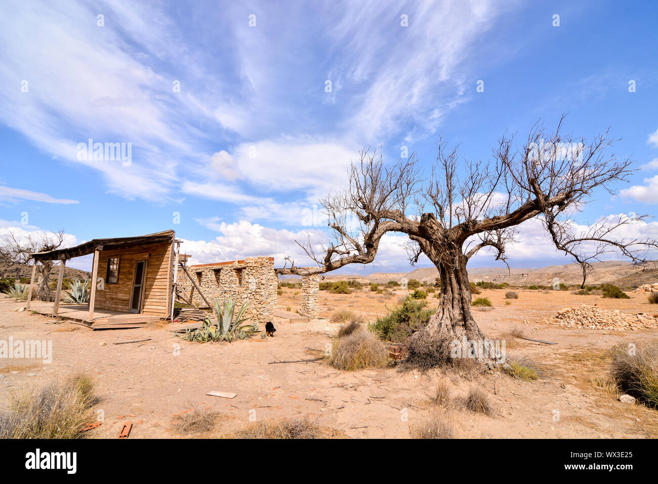 Desert Tabernas in Almeria Province Spain Stock Photo - Alamy
