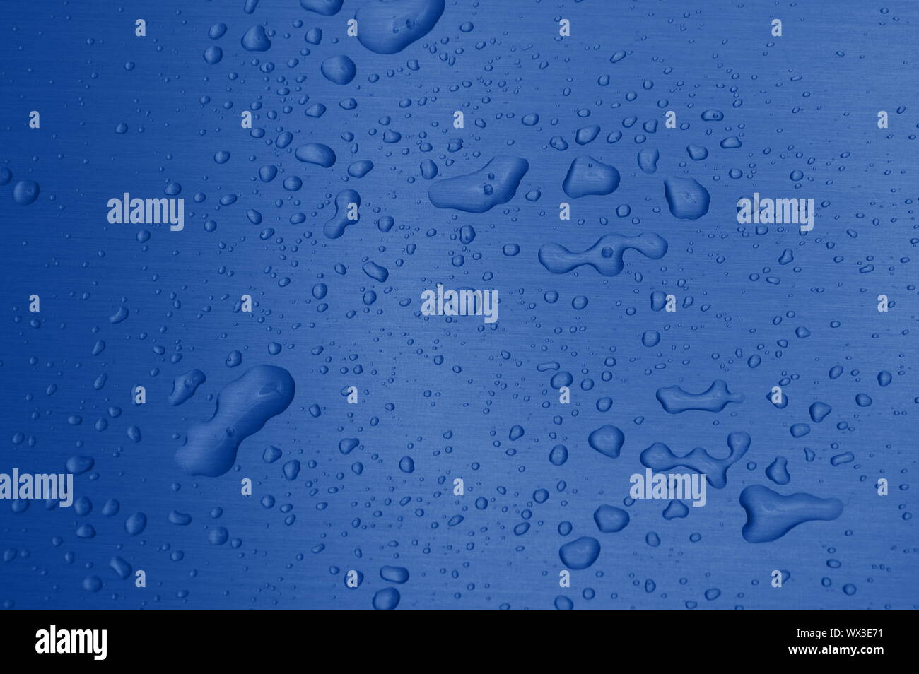 water drops on heavy metal surface texture Stock Photo - Alamy