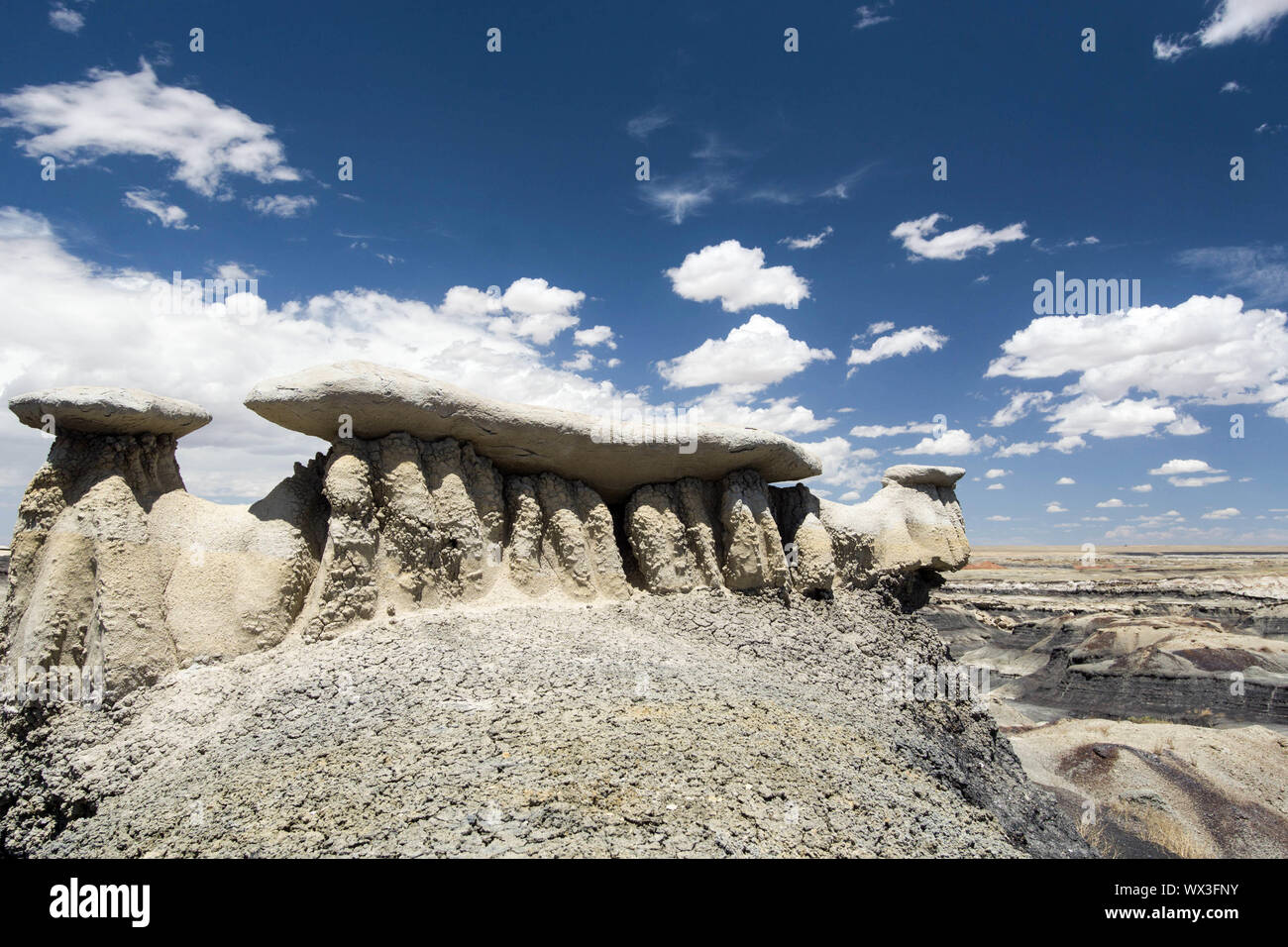 rock formation in the New Mexico desert Stock Photo - Alamy