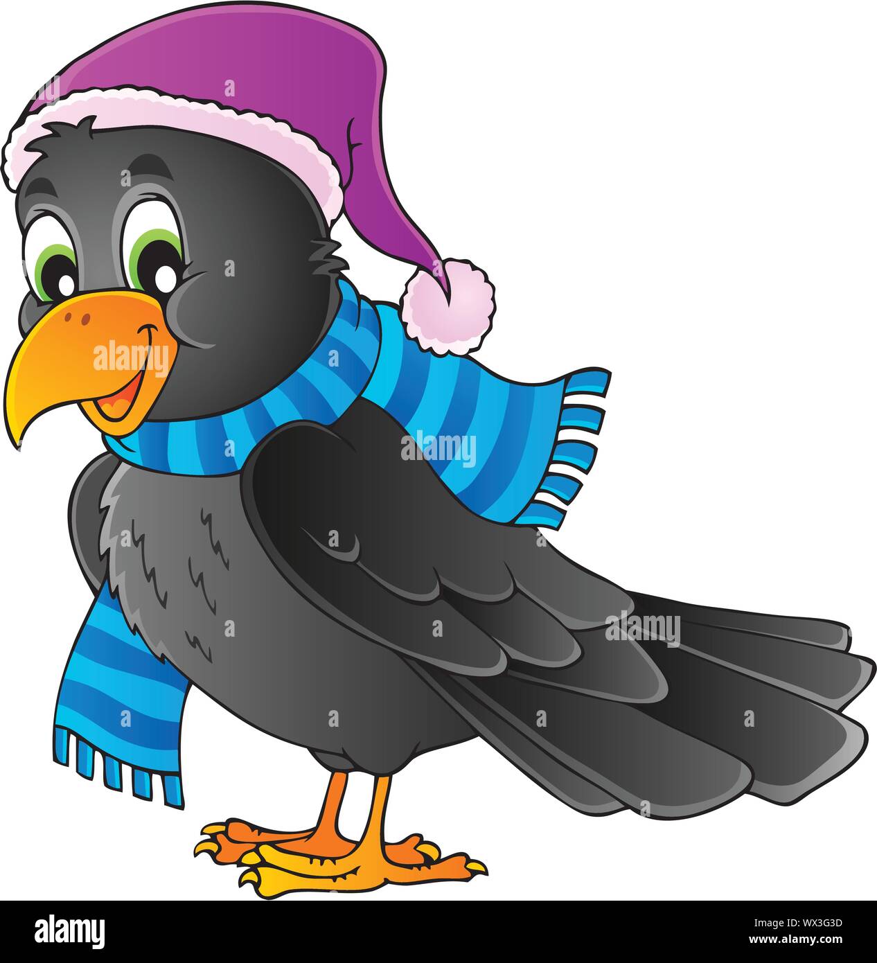 Cartoon raven theme image 1 Stock Vector Image & Art - Alamy