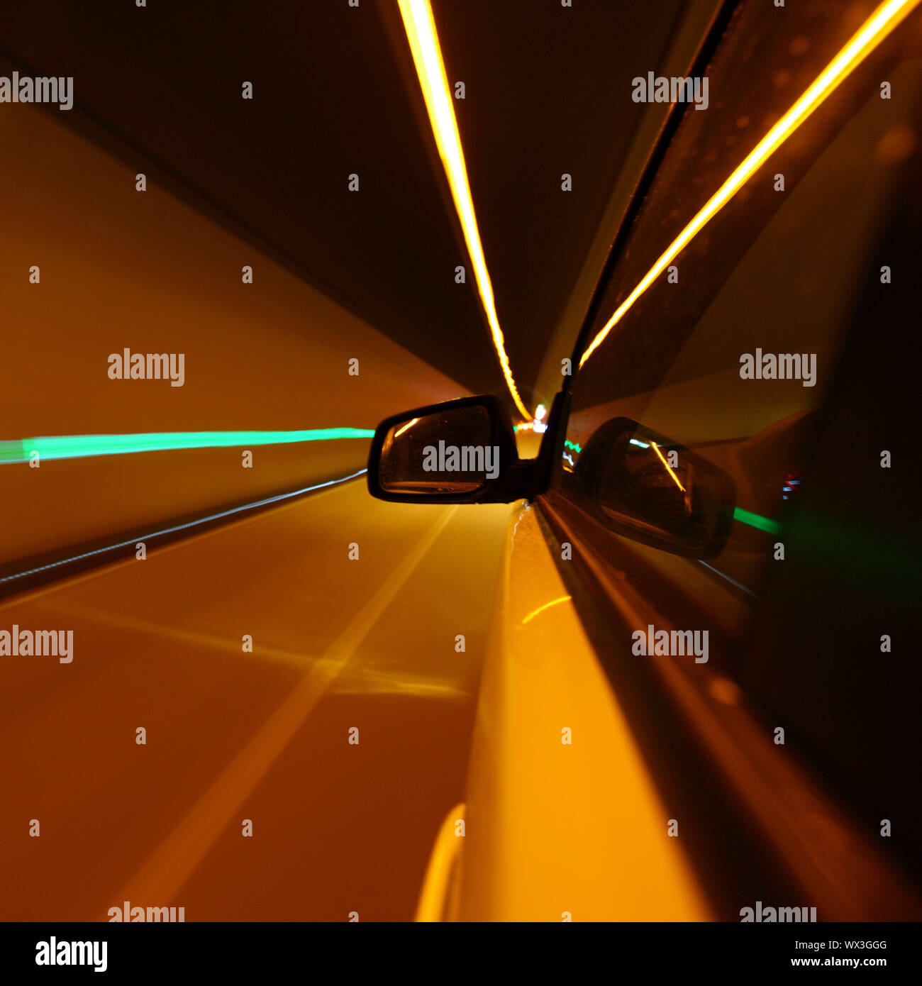 night drive on car Stock Photo - Alamy