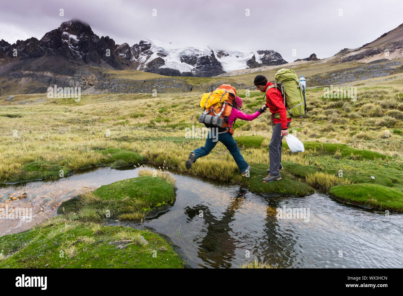 Climber at base of mountain hi-res stock photography and images - Alamy