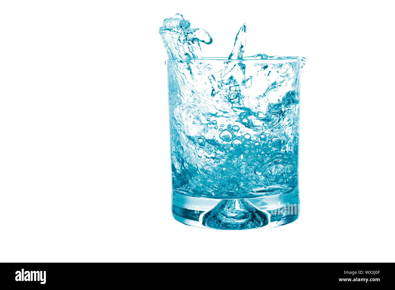 glass of water isolated on white background Stock Photo - Alamy