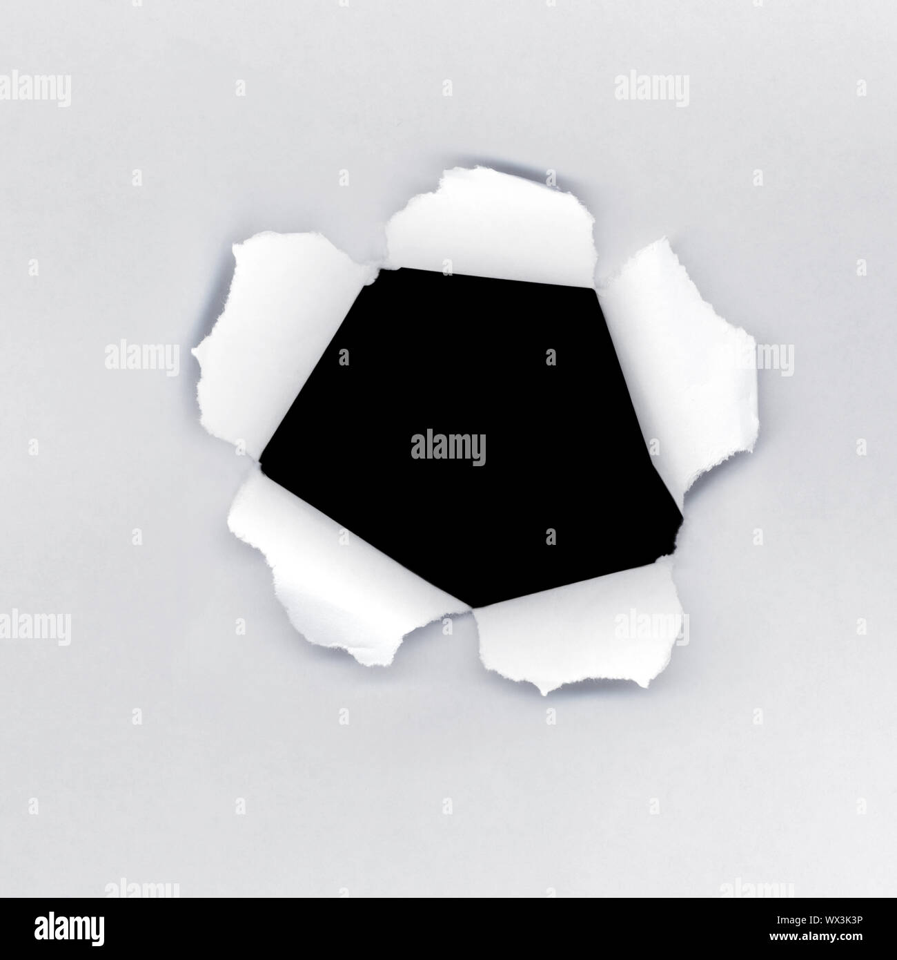 Paper broke up Stock Photo - Alamy