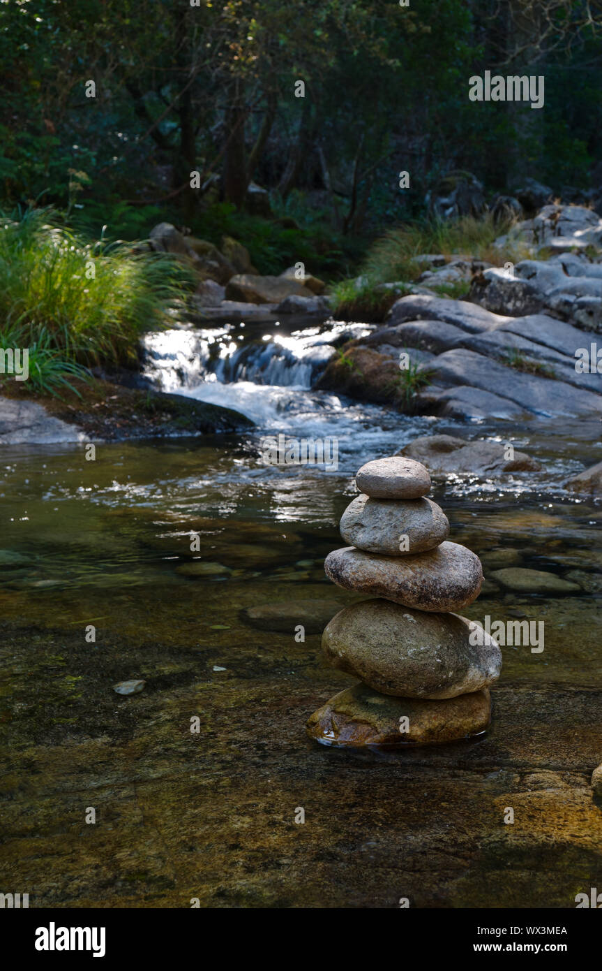 Zen pebbles water hi-res stock photography and images - Alamy