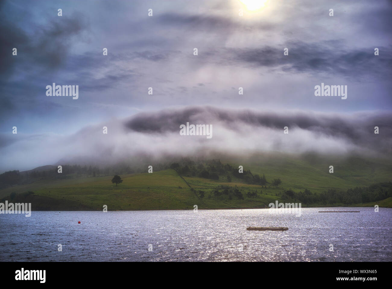 View of Dove Stone Reservoir in The Peak District Stock Photo - Alamy