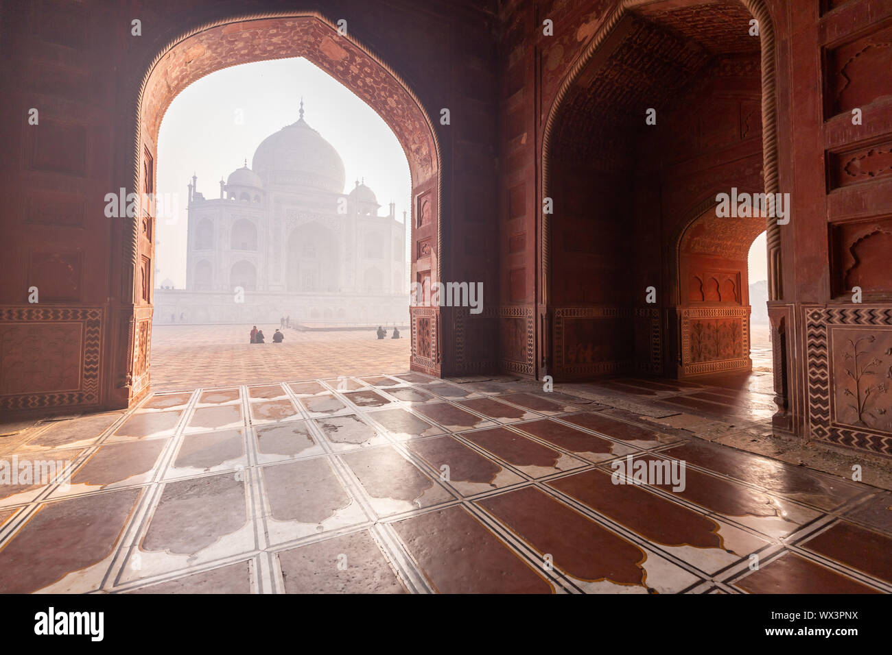 Taj mahal mosque floor hi-res stock photography and images - Alamy