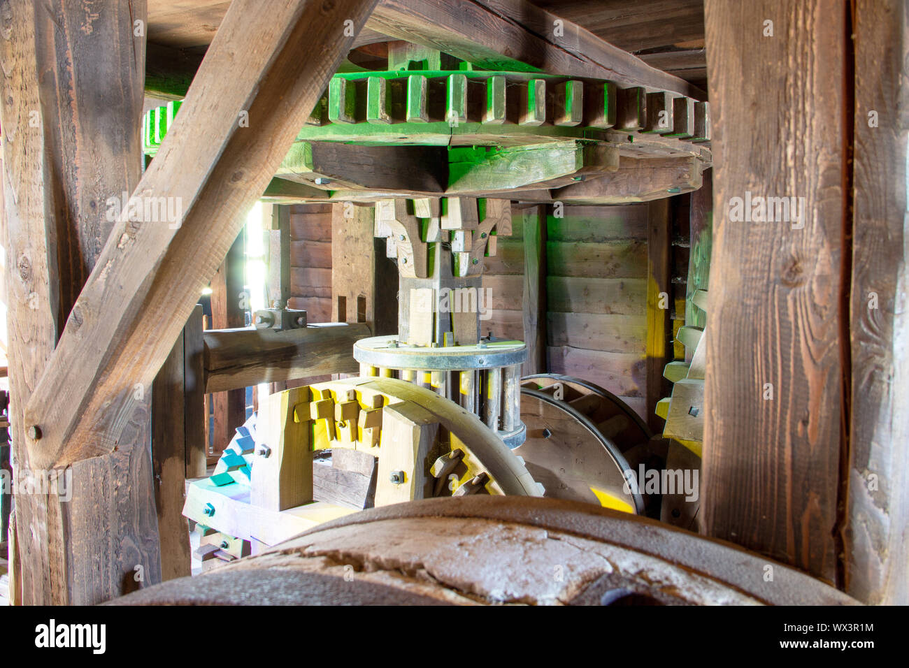 Old wind mill grinding hi-res stock photography and images - Alamy