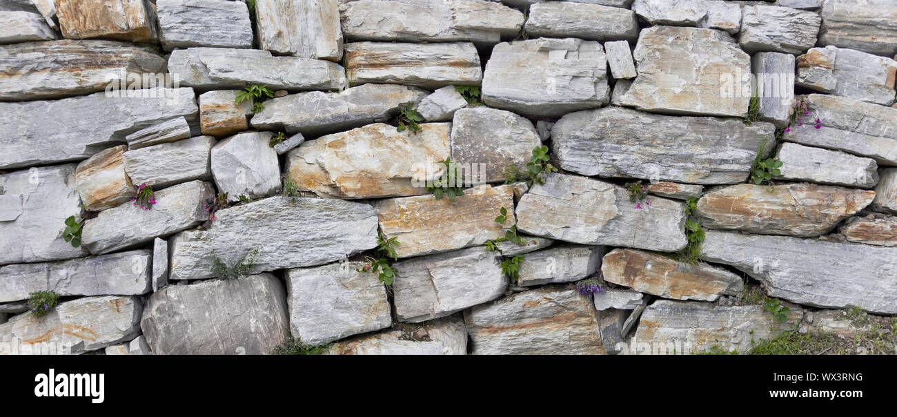 Rough stone wall in poster size Stock Photo - Alamy