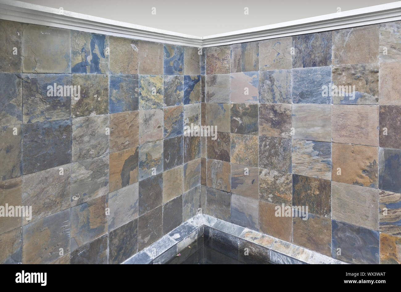 Rustic wall tiles Stock Photo - Alamy