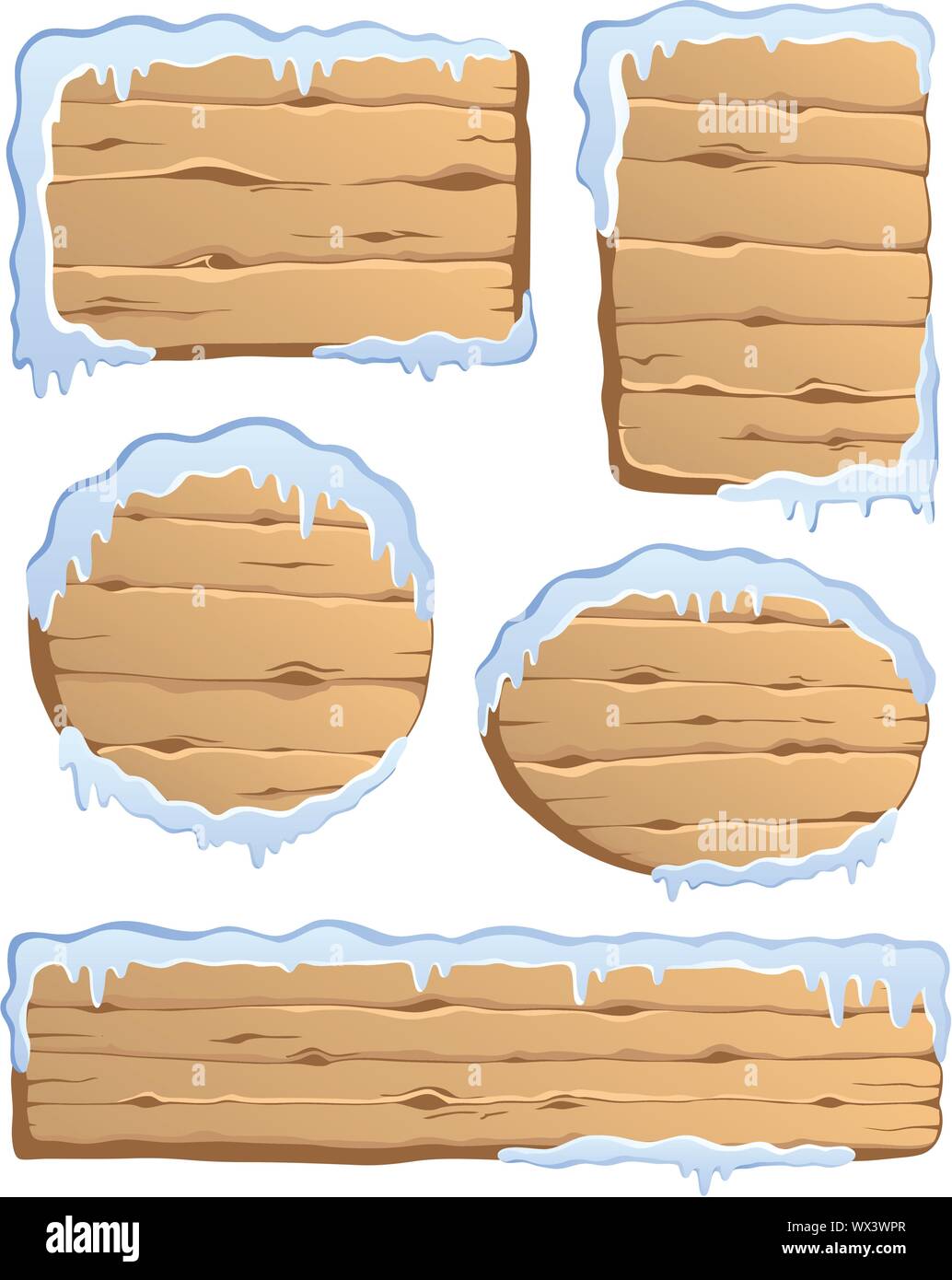 Winter labels theme image 3 Stock Vector Image & Art - Alamy