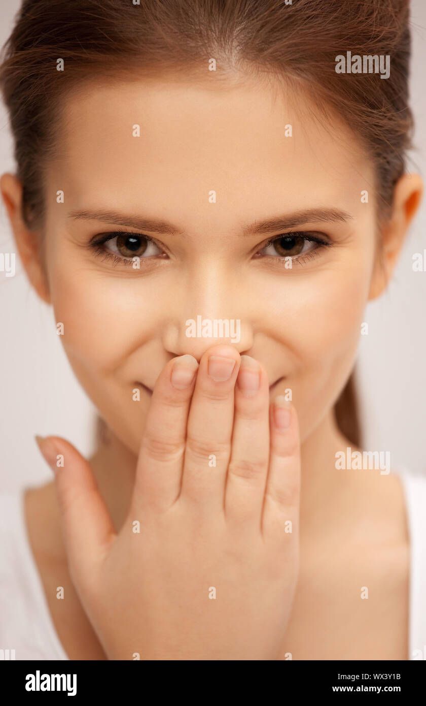 bright closeup picture of beautiful laughing woman Stock Photo - Alamy bright closeup picture of beautiful laughing woman Stock Photo - Alamy