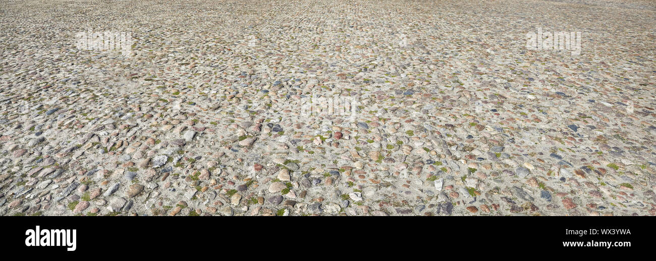 Rustic medieval cobblestone street Stock Photo - Alamy