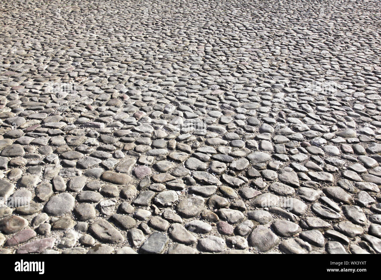 Medieval cobblestone street Stock Photo - Alamy