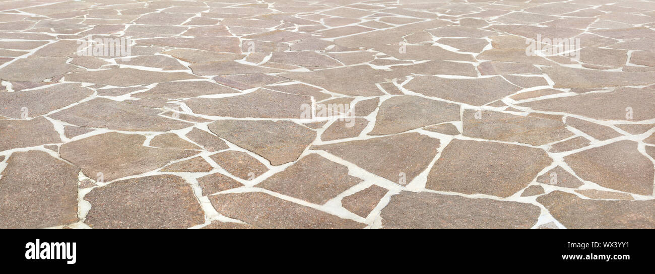 Beautiful natural stone pavement Stock Photo - Alamy