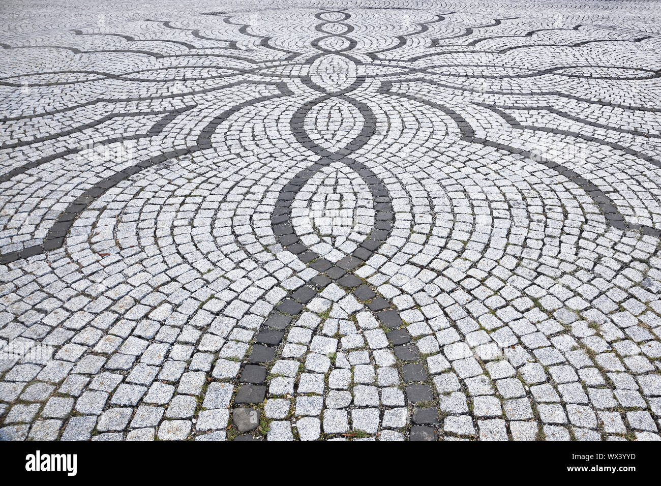 Nice patterned terrace pavement Stock Photo - Alamy