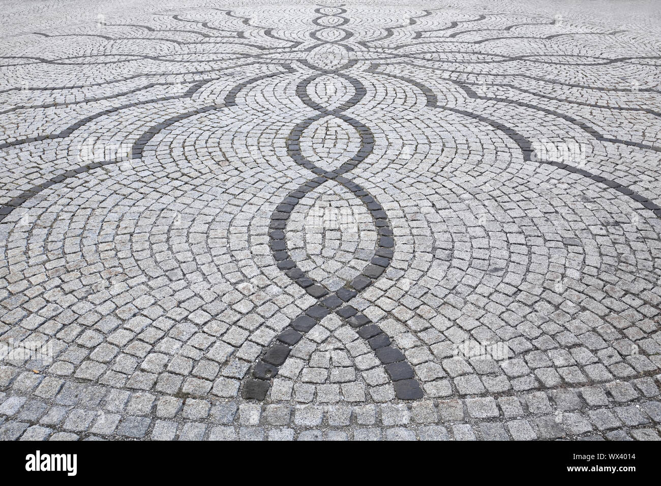 Nice patterned terrace pavement Stock Photo - Alamy