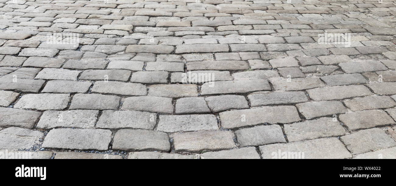 Medieval cobblestone street Stock Photo - Alamy