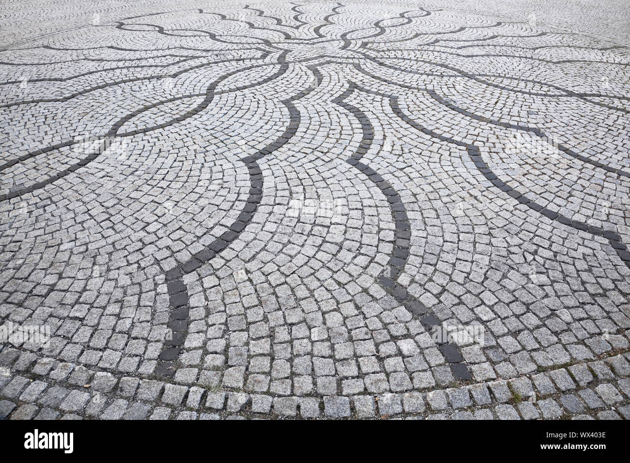 Nice patterned terrace pavement Stock Photo - Alamy