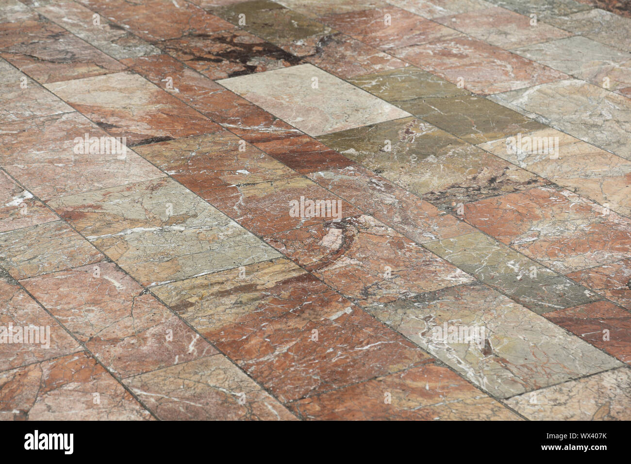 Old Rustic marble pavement Stock Photo - Alamy