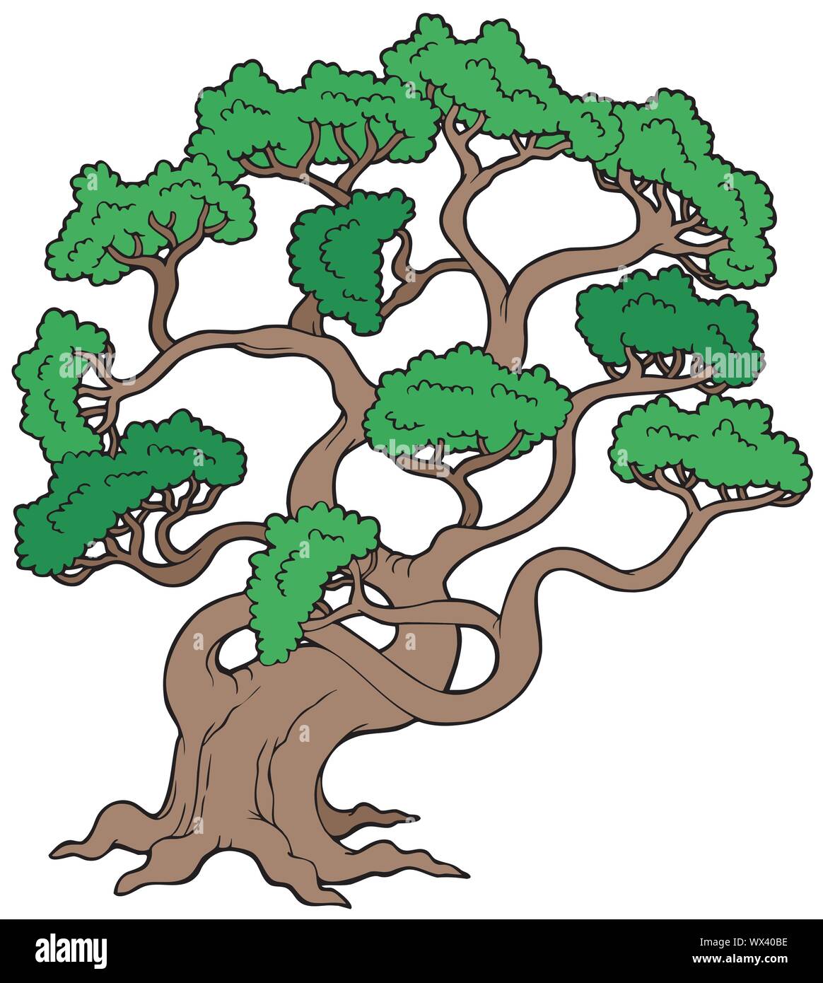 The large pine Stock Vector Images - Alamy