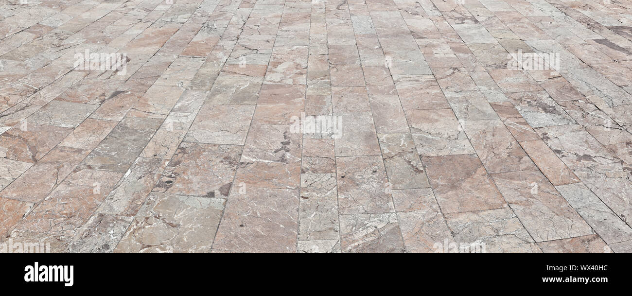 Old Rustic marble pavement Stock Photo - Alamy