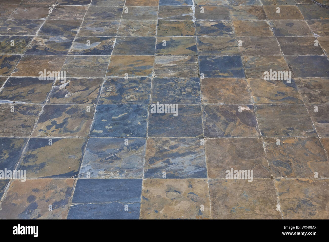Nice patterned terrace pavement Stock Photo - Alamy